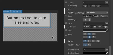 Text Auto Size And Questions About In Game Ui Plans Unity Engine Unity Discussions