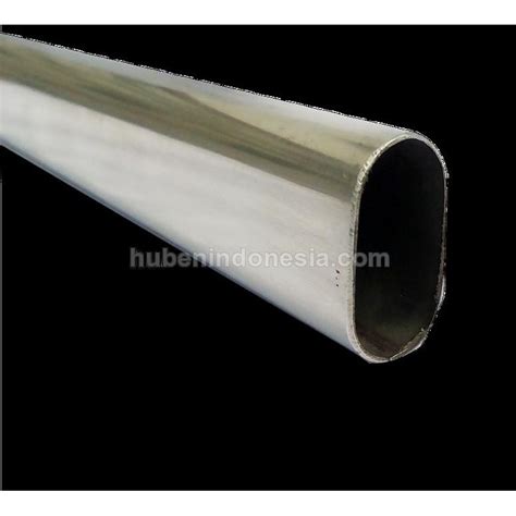 Jual X Mm Pjg Meter Pipa Oval Ss Stainless Gantungan Baju