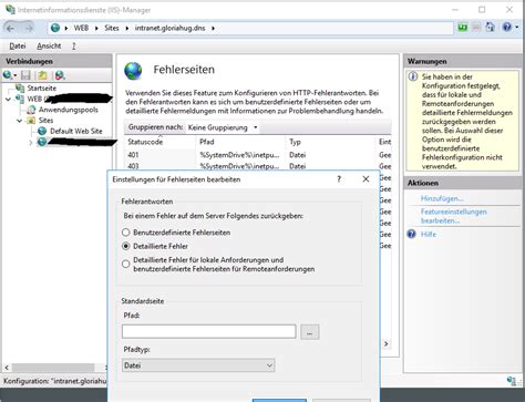iis „serverfehler 500“ error 500 anstelle von aussagekräftigen php