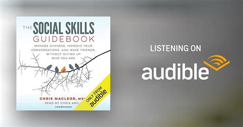 The Social Skills Guidebook Audiobook By Chris Macleod Msw