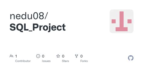 Github Nedu08sqlproject
