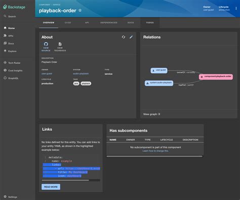 Backstage By Spotify For Developer Portals Cloudron Forum