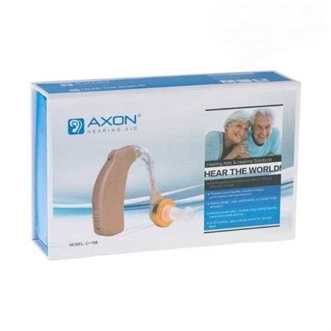 Слуховий апарат Axon C 108 завушний акумуляторний з зарядним пристроєм Id 598310602 цена