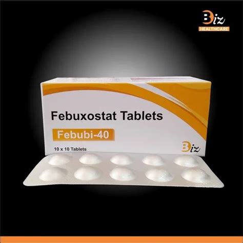 Febuxostat 40 Mg Tablets At ₹ 150 Box Uloric In Nashik Id 2851819793233