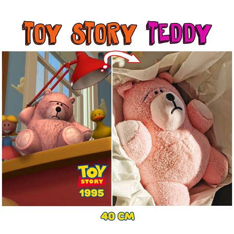 Pink Bear Plush Replica Based On Toy Story Character Toy Story 1995 R