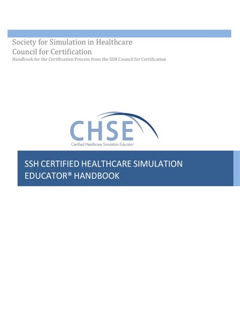 Chse Handbook Pdf Simulation Test Assessment