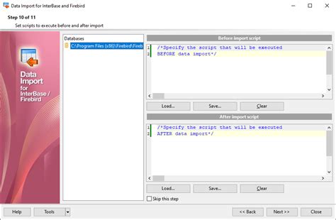 Data Import For Interbasefirebird Sqlmanager