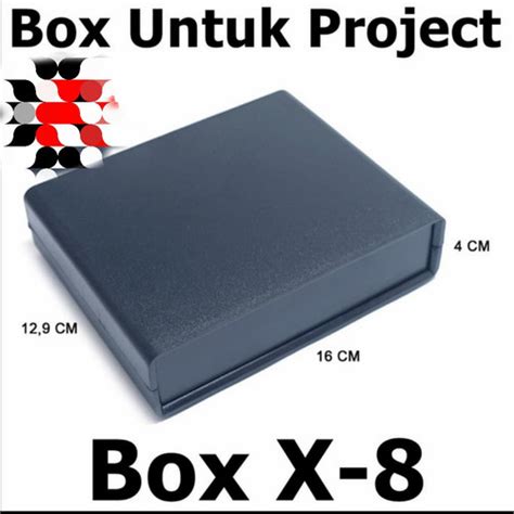 Jual Box Project Projek Elektronika Hitam X8 Arduino Enclosure