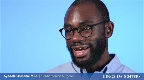Cardiothoracic Surgeon Ayodele Osasona M D Youtube