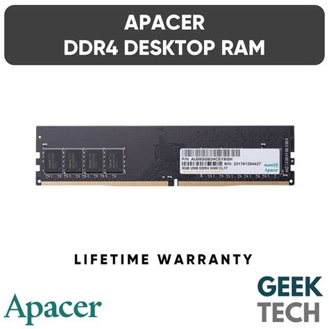 apacer ddr4 2666mhz 3200mhz desktop memory module ram 4gb 8gb 16gb