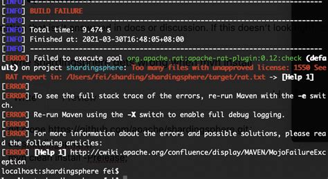 Whe Shardingsphere Gets Wrong When Mvn Install · Issue 9877 · Apacheshardingsphere · Github