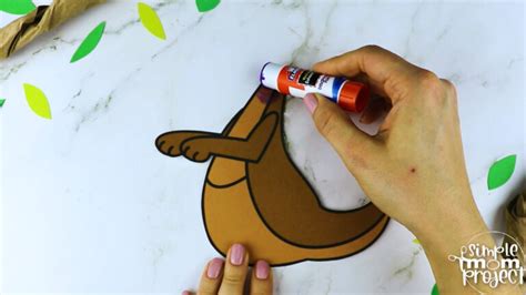 Printable Kangaroo Craft Template Simple Mom Project