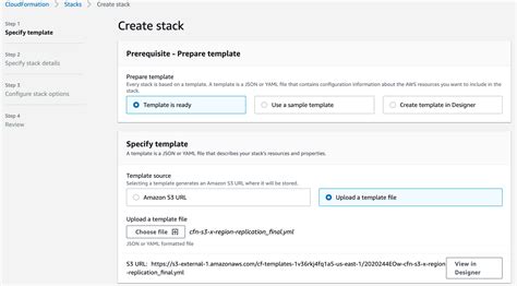 Use Aws Cloudformation To Automate The Creation Of An S3 Bucket With Cross Region Replication