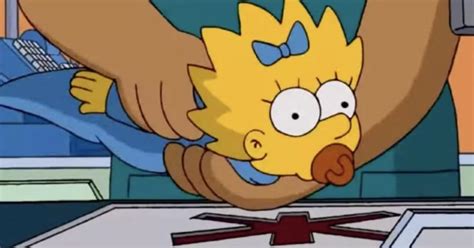 Simpsons Fans Just Finding Out Why Maggie Is Scanned At Store During