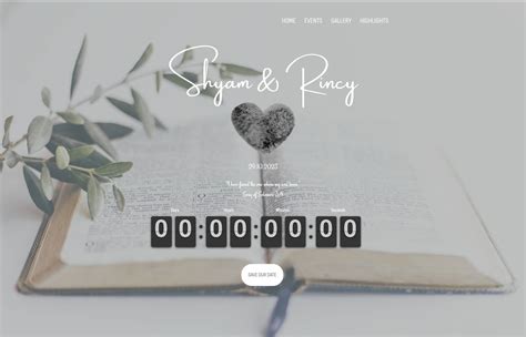 Github Shyamjos Wedding Website Source Code For Our Wedding Website
