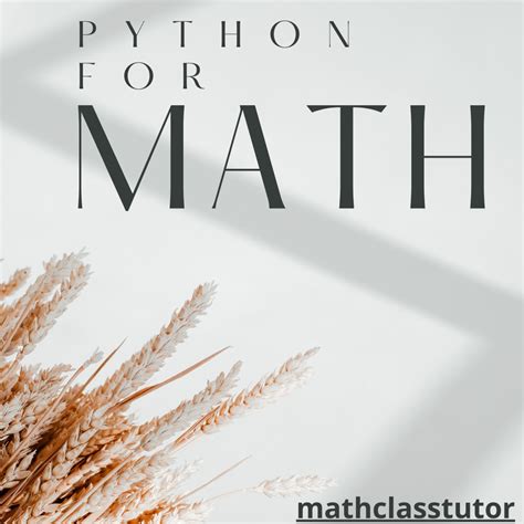 Python For Math