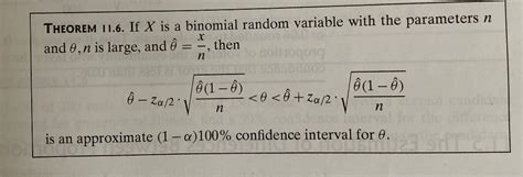 Solved THEOREM 11 6 If X Is A Binomial Random Variable With Chegg Com