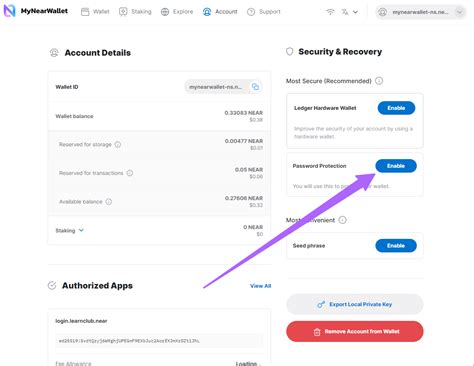 Password Encrypted Accounts Mynearwallet
