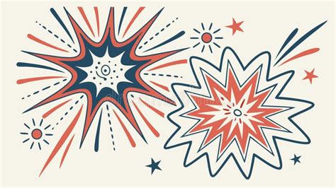 Abstract Starburst Explosion Dynamic Graphic Vector Design Generative Ai Stock Vector