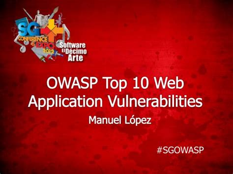 Owasp Top 10 Web Application Vulnerabilities Pdf