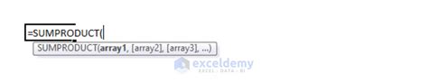 How To Use SUMPRODUCT Function In Excel Examples ExcelDemy