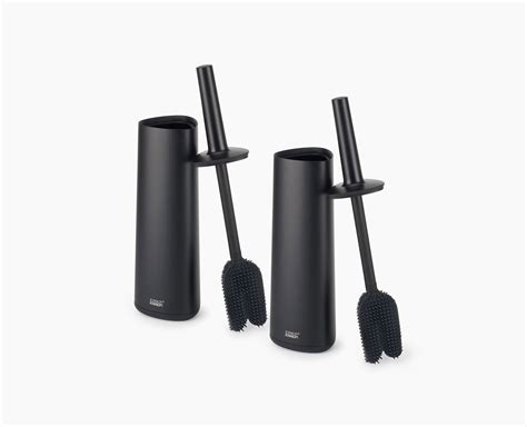 Flex™ 360 Black Toilet Brush Set 2 Pack Joseph Joseph Uk