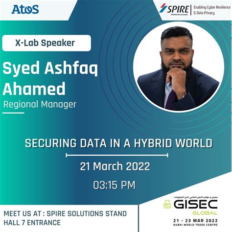 Syed Ashfaq Ahamed On Linkedin Gisec2022 Atos Iam Pki Encryption