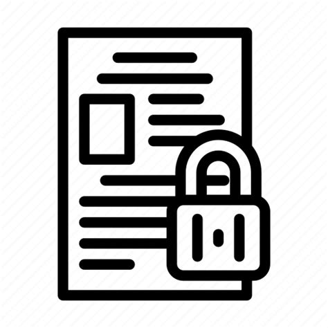 Privacy Padlock Lock Safe Password Secure Security Icon