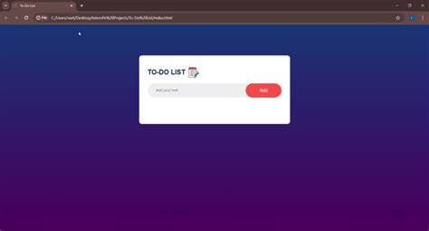 Thakur Tarun Singh On Linkedin Internpe Task 3 To Do List Completed