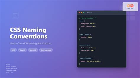 Css Architecture Bem Methodology Implementation Guide With Practical Examples Codelucky