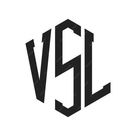 Premium Vector Vsl Logo Design Initial Letter Vsl Monogram Logo Using Hexagon Shape