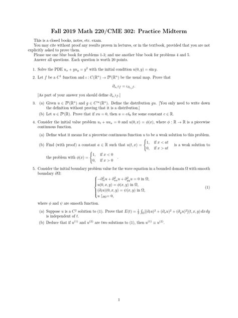 Practice Midterm Pdf Function Mathematics Calculus