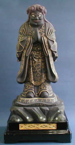 鬼子母神像黒彩色販売 仏像ドットコム東洋仏所
