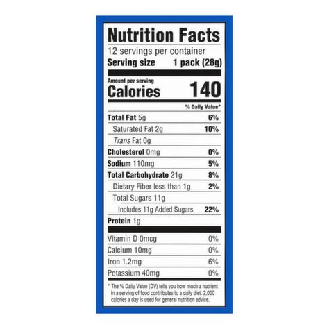 Oreos Nutrition Facts Label Besto Blog