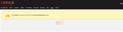 Community Plugin Installation Generic Error General Support Unraid