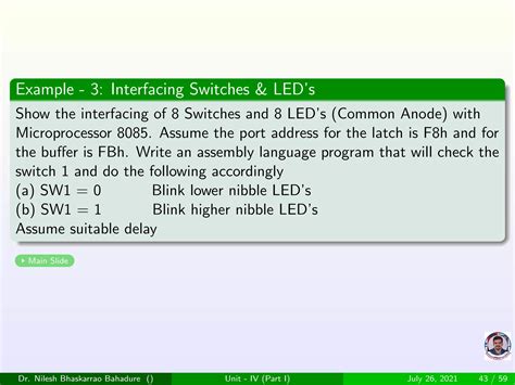 memory interfacing of microprocessor 8085 pdf
