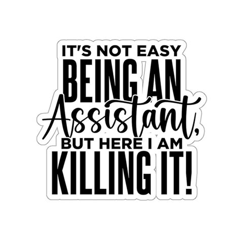 Virtual Assistant Sticker Executive Assistant T Administrative Assistant Bottle Sticker
