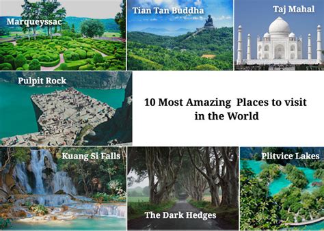 Top 10 Places To Visit Around The World