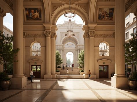 Neoclassicism Style Library Architecture Design Ideas