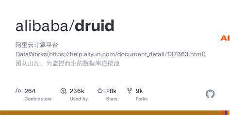 Home Alibaba Druid Wiki GitHub