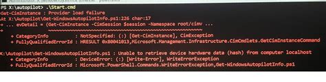 Get Autopilothash In Winpe Without Network Connection Microsoft Qanda