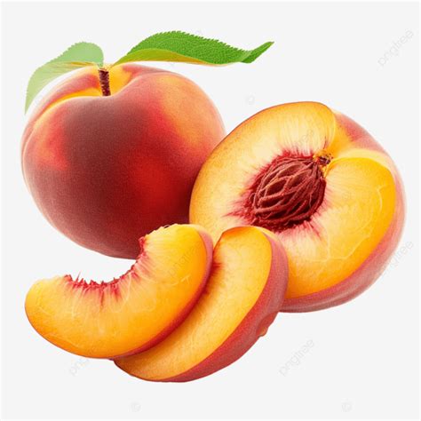 Frutas De Durazno Y Rodajas De Durazno Png Dibujos Durazno Fruta