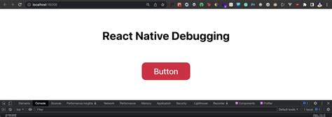 React Native Debugging Error Tracking During Development Product