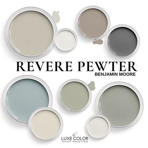 benjamin moore revere pewter color palette ~ complementary color