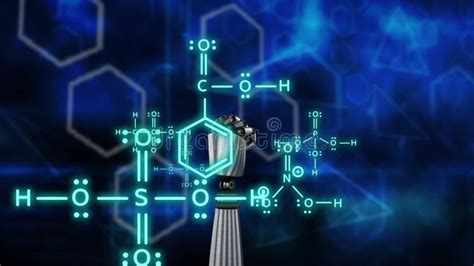 Animation Of Scientific Data Processing Over Robot S Arm On Dark Background Stock Video Video