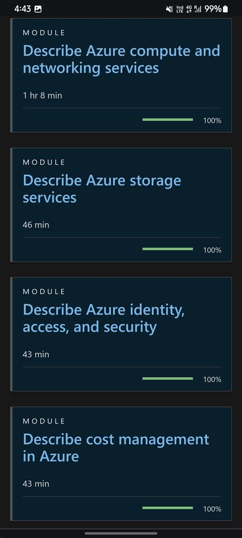 already completed all the modules and also showing 100 but in the main page of the module is