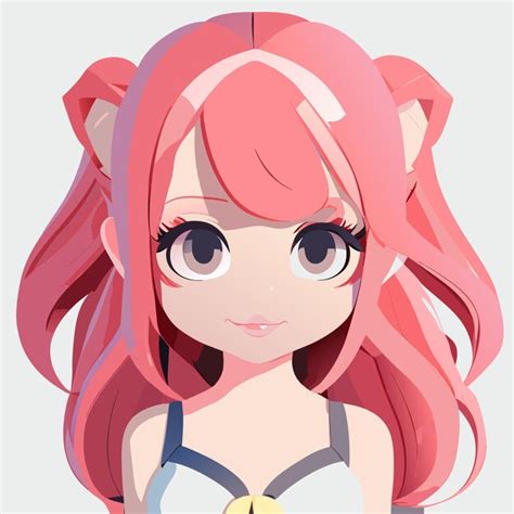 Premium Vector Cute Girl Cartoon Character Vector Design