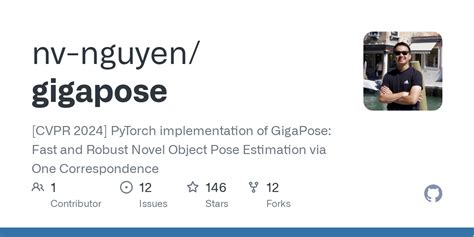 Github Nv Nguyengigapose Cvpr 2024 Pytorch Implementation Of