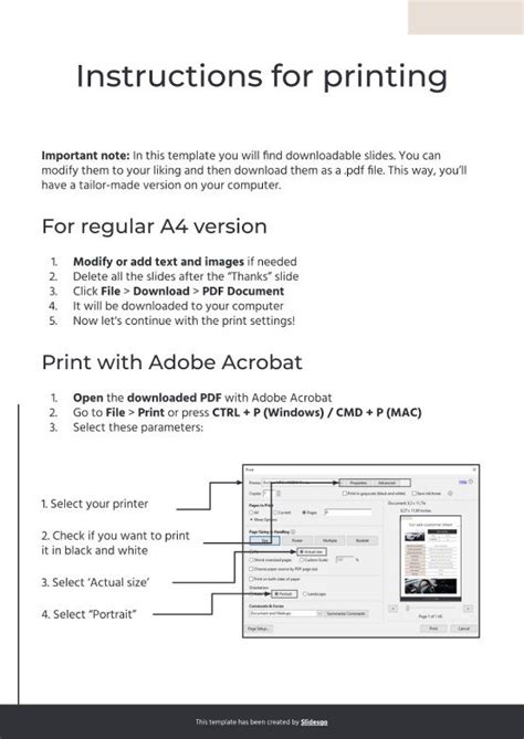 Product Data Sheet Design Presentation