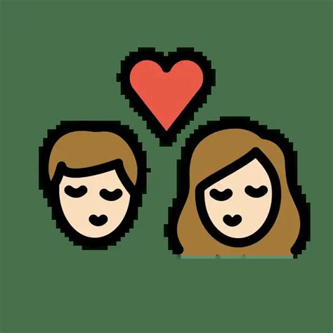 Kiss Woman Man Light Skin Tone Kiss Woman Man Light Skin Tone Emoji Emoji